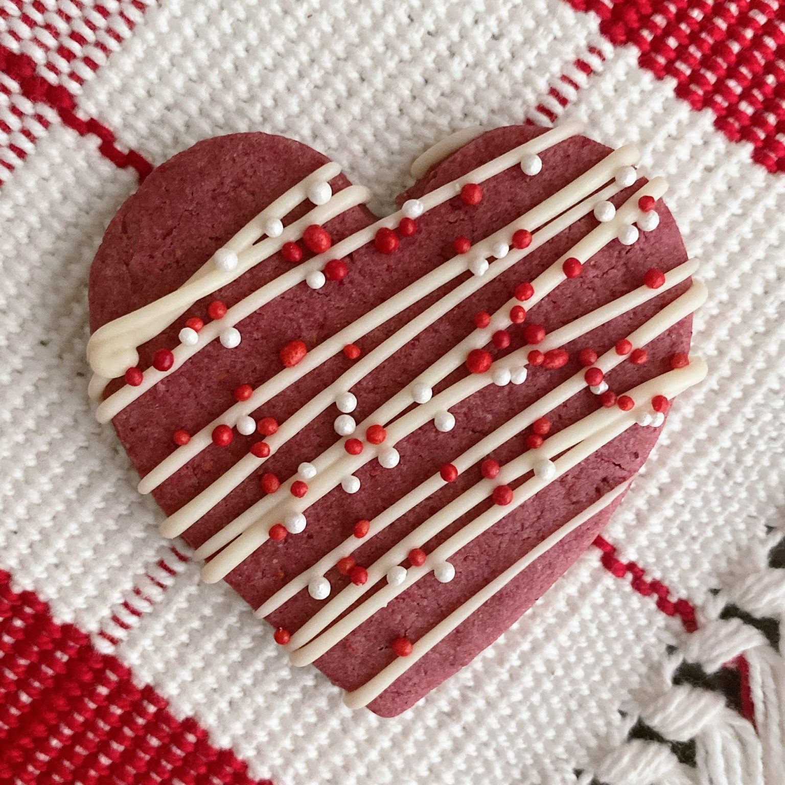Raspberry Cookies for Valentine's Day - Convos with Karen